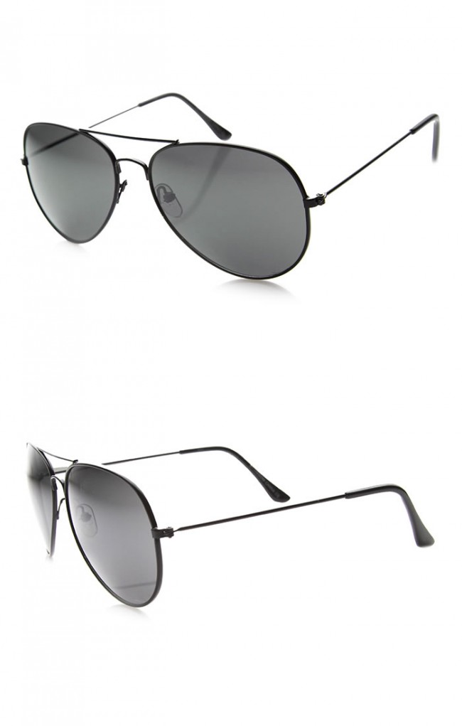 Classic Full Metal Teardrop Pilot Wire Frame Standard Aviator ...