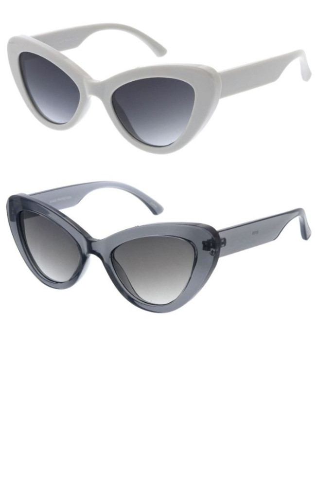 Retro Chic Thick Frame Rounded Cat Eye Wholesale Sunglasses
